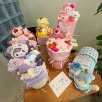 China Plush Cartoon Doll Bouquet - Ready-to-Gift for Girlfriend & Bestie's Birthday (Adorable Floral Plush Arrangement for sale