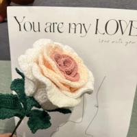 China Flower Bouquet Materials DIY Craft Kit for Knitted Pile Roses for sale