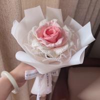 China Flower Bouquet Materials DIY Craft Kit for Knitted Pile Roses for sale