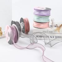 China Fish tail yarn packaging ribbon wholesale cake ribbon yarn flower shop floral DIY flower ribbon gift box chiffon ribbon for sale