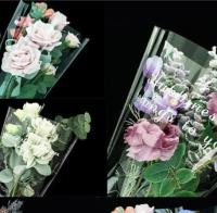 China Wholesale popular English flower bags, opp flower wrapping paper, rose bouquet packaging bags, transparent bags for sale