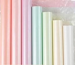 China Thickened flower bouquet wrapped flower hand rubbing paper Pearlescent snow pear paper for sale