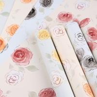 China Mother's Day Eternal Night Starry River flower wrapping paper, thickened rose bouquet wrapping, flower paper, flower art, flower shop handmade materials for sale