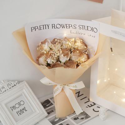 China A new bouquet of crushed ice blue roses for Valentine's Day on May 20th for sale