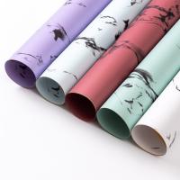 China Best-selling gilded marble patterned flower bouquets, packaging paper, flower wrapping paper, flower shop materials, gifts, and floral art for sale