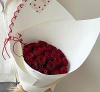China Ballet style design thickened cowhide art paper flower bouquet packaging paper for sale