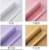 China Ballet style design thickened cowhide art paper flower bouquet packaging paper for sale