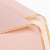 China Gold-edge jelly film wrapped flower paper, thickened Valentine's Day flower wrapping paper, diy waterproof matte paper bouquet wrapping paper for sale