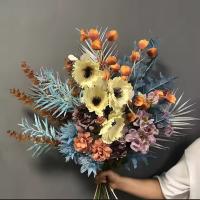 China Bouquet De Fleurs Artificielles Material Artificial Flowers for Home Wedding Decoration Bouquet for sale