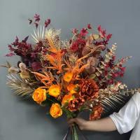 China Bouquet De Fleurs Artificielles Material Artificial Flowers for Home Wedding Decoration Bouquet for sale