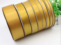 China Golden high-density ribbon, colorful ribbon, home textile, fresh flower strap for sale
