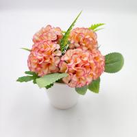 China Artificial hydrangea decorative flowers for the living room at home for sale