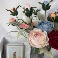 China Decorative flowers with artificial rose ornaments for sale