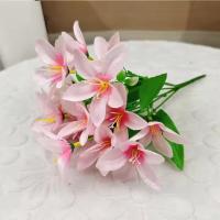 China Manufacturers Direct Selling Artificial Lily Flower Bouquet Hot Sale Home Decoration Wedding Celebration Fake Flower Bouquet for sale