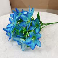 China Manufacturers Direct Selling Artificial Lily Flower Bouquet Hot Sale Home Decoration Wedding Celebration Fake Flower Bouquet for sale