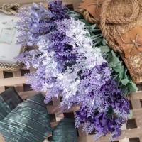 China 2025 Artificial Lavender Flower Bouquet 10 Heads Artificial Silk Lavender Bushes Flowers for Wedding Home Outdoor Decoration for sale
