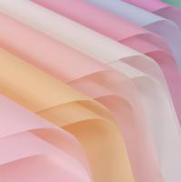 China Wholesale flower wrapping paper, flower bouquets, bubble balls, decorative Korean vegetarian paper, matte waterproof, semi-transparent floral packaging materials for sale