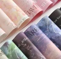 China High quality internet celebrity oil painting paper art paper flower packaging paper for sale