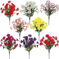 China Artificial simulated morning glory outdoor home decoration ornaments for sale