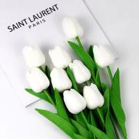 China Artificial Factory Tulip Flower Wedding PU Real Touch Fake Flowers Tuliper Decor Arrangement Bouquets Artificial Tulip for sale