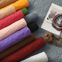 China Wholesale of flower bouquets, flower wrapping paper, hand-rolled paper, pleated paper, creased paper, flower art, flower shop, shaped paper, inner lining and packaging paper for sale