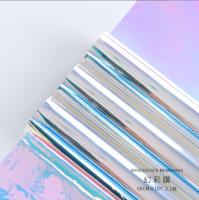 China Brilliant and colorful opp waterproof bag flower paper, laser paper, seven-color internet-famous film, wholesale materials for flower art materials in the flower shop for sale