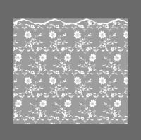 China Yitong imitation lace lace transparent cellophane bouquet waterproof flower wrapping paper opp plastic flower wrapping material for sale