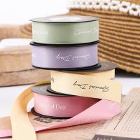 China English extinction letters, ribbons, gifts, decorations, cakes, packaging, flowers, art bundles, ribbons, satin woven ribbons for sale