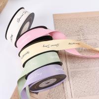 China English extinction letters, ribbons, gifts, decorations, cakes, packaging, flowers, art bundles, ribbons, satin woven ribbons for sale