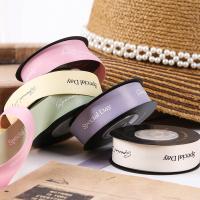 China English extinction letters, ribbons, gifts, decorations, cakes, packaging, flowers, art bundles, ribbons, satin woven ribbons for sale