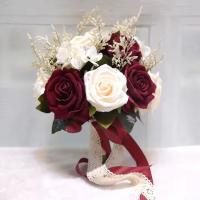 China Artificial Flower Bouquet Rose Peony Silk Flowers for Wedding Decoration Bride Bridesmaid Bridal Bouquet Flower for sale