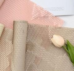 China Premium bouquet packaging paper floral honeycomb paper for sale