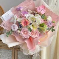 China Premium bouquet packaging paper floral honeycomb paper for sale
