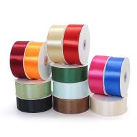 China Manufacturer 4cm Rose Ribbon Wedding Ribbon Flower Gift Cake Packaging Ribbon Weaving Wholesale for sale