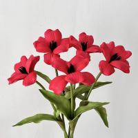 China Tulip artificial flowers, wedding home ornaments, fake flowers, photography decorative flowers for sale