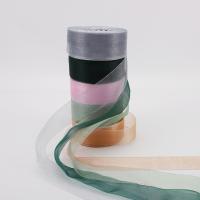 China Korean style chiffon chiffon ribbon, solid color chiffon ribbon, cake gift box, flower packaging, decorative ribbon, bow tie, ribbon tie for sale