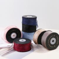 China Korean version transparent ribbon, snow gauze, snow textile, silk ribbon, colorful ribbon, cloth strip, bouquet packaging, DIY gift material for sale