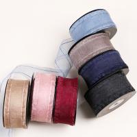 China Korean version transparent ribbon, snow gauze, snow textile, silk ribbon, colorful ribbon, cloth strip, bouquet packaging, DIY gift material for sale