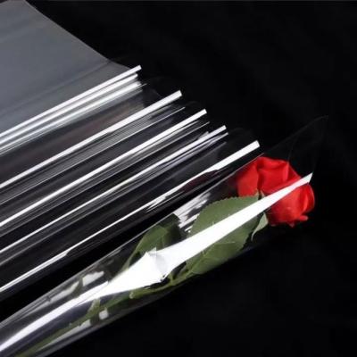 China Transparent waterproof thickened flower wrapping paper, flower art materials, water-retaining cellophane wholesale for sale