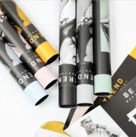 China Retro portrait, fresh flowers, newspapers, wrapping paper, 520 bouquets, flower materials wholesale in stock, flower shop, flower materials factory direct sales for sale