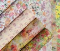 China Small Flower Series Single Light Paper Flower Packaging Paper for sale