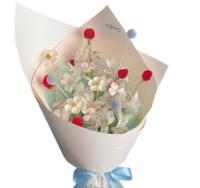 China New thickened cowhide shaped paper bouquet packaging paper for sale
