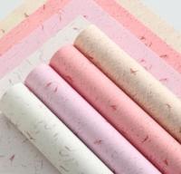China Petal kraft paper retro mixed with Dongba paper flower packaging paper for sale