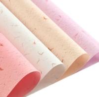 China Petal kraft paper retro mixed with Dongba paper flower packaging paper for sale