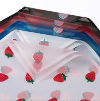 China Wholesale of foreign trade brushed strawberry matte waterproof flower wrapping paper, flower art packaging, semi-transparent flower paper materials for sale