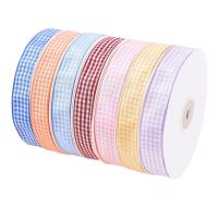 China Manufacturer wholesales 2cm Scottish plaid ribbon, plaid ribbon, British ribbon, clothing accessories, handmade DIY materials for sale