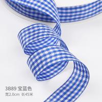 China Manufacturer wholesales 2cm Scottish plaid ribbon, plaid ribbon, British ribbon, clothing accessories, handmade DIY materials for sale