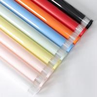 China Transparent frame simple frame opp waterproof Korean-style flower wrapping paper, flower shop bouquet, flower art rose wrapping paper material for sale
