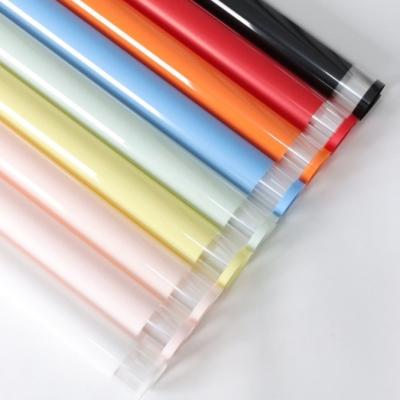 China Transparent frame simple frame opp waterproof Korean-style flower wrapping paper, flower shop bouquet, flower art rose wrapping paper material for sale
