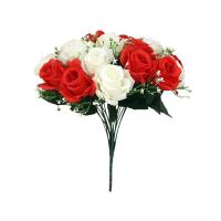 China Artificial rose bouquets, home decoration, flower arrangements, festival wedding props for sale